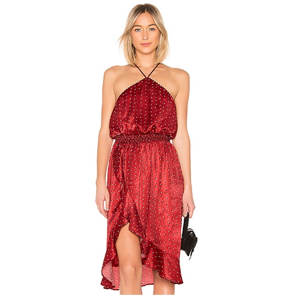 House of Harlow 1960 | Dresses | New House Of Harlow Rave Dot Dress Red ...